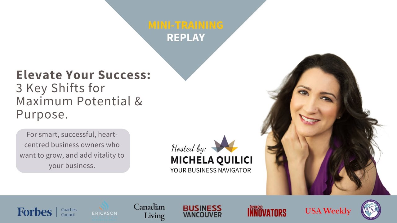 Elevate Your Success: 3 Key Shifts for Maximum Potential & Purpose ...