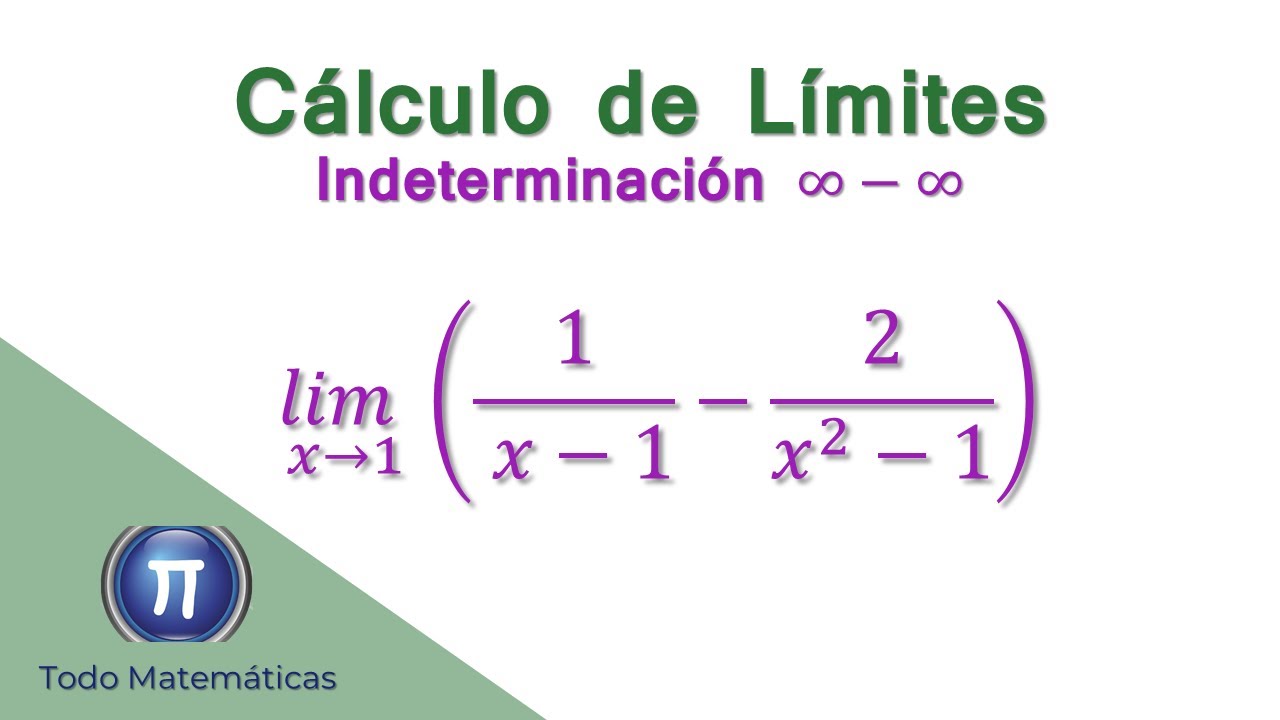 Cálculo de Límites - Indeterminación infinito menos infinito - YouTube