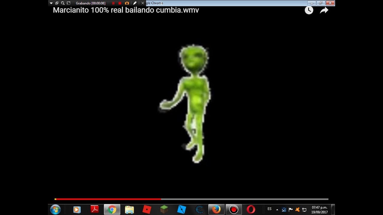 el alien mas feo del mundo bailando no se que - YouTube