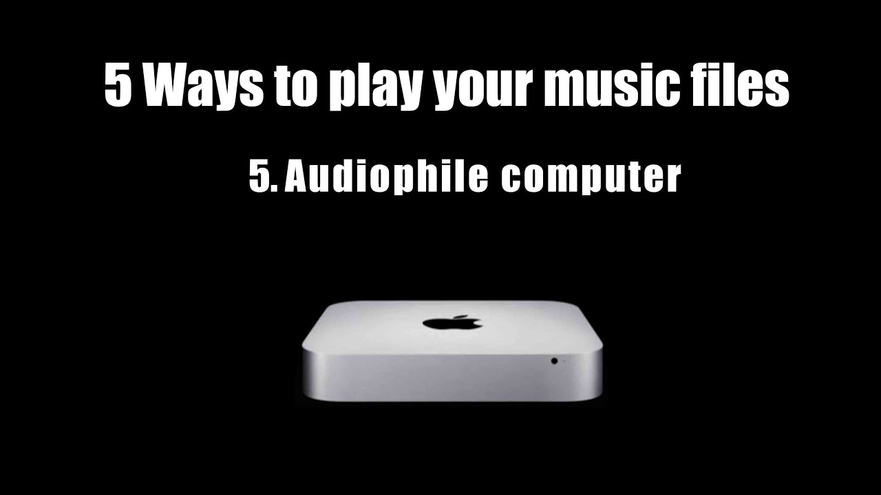 5 The audiophile computer - YouTube