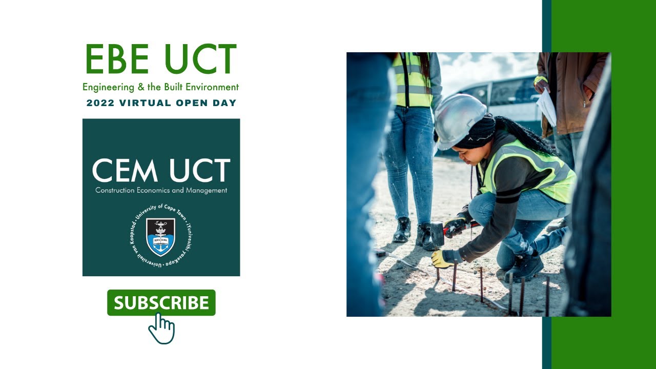 UCT Virtual Open Day 2022: Construction & Property Studies - YouTube