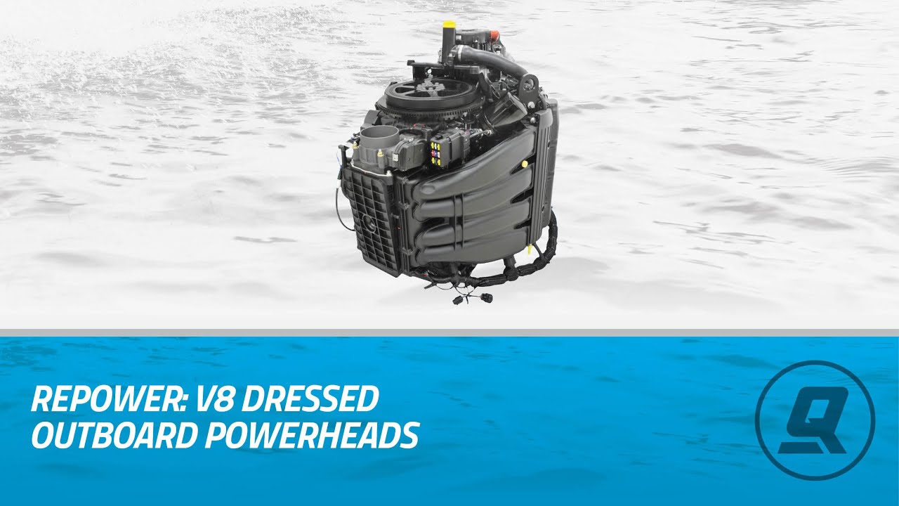 Repower: V8 Dressed Outboard Powerheads - YouTube