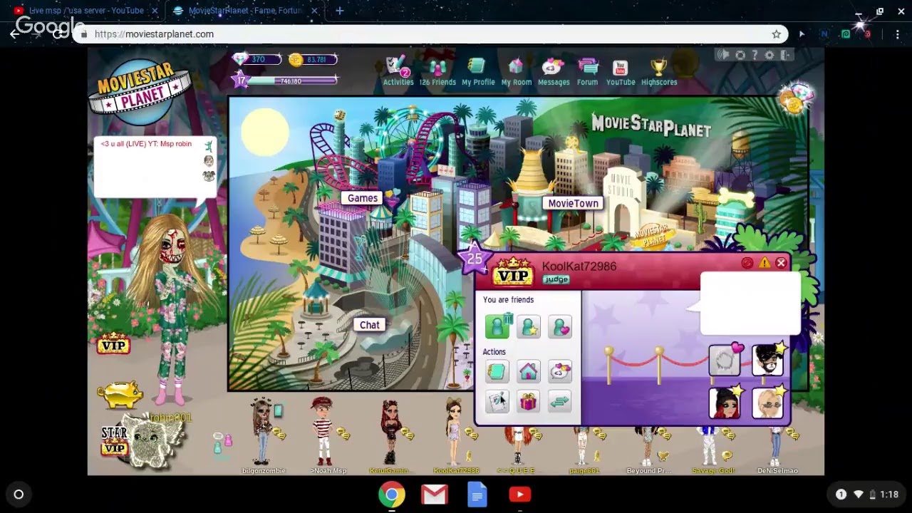 Live msp / usa server - YouTube