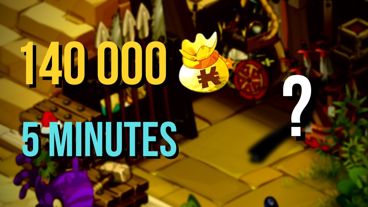 140 000 kamas en 5 minutes Astuce kamas facile Dofus FR - YouTube