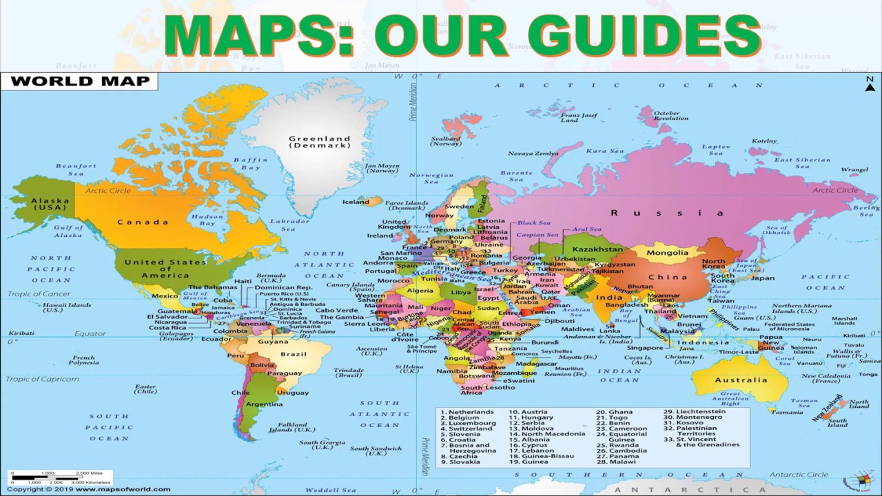 Class 5 : Maps our guide - YouTube