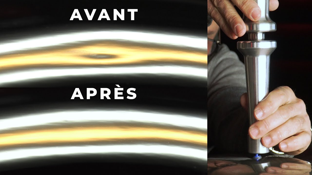Débosselage sans peinture par collage - Exeltools - YouTube
