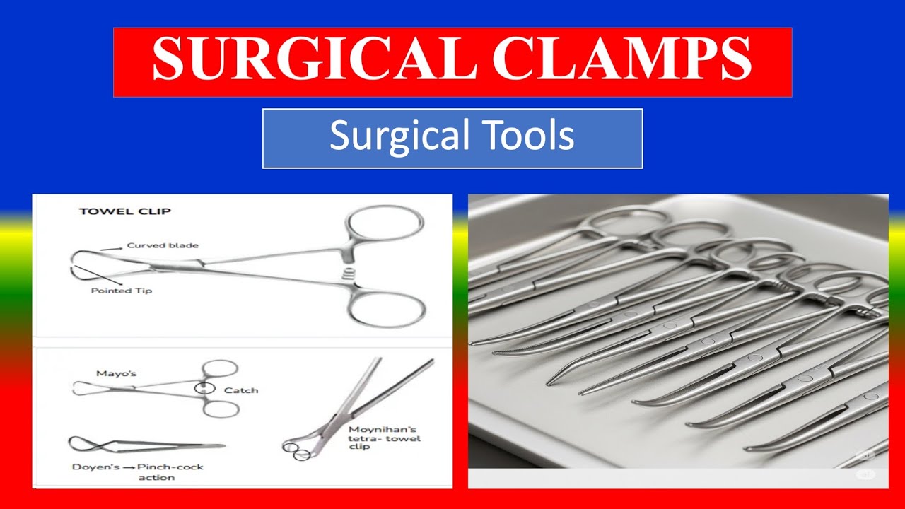 SURGICAL CLAMPS - Definition ,types , parts, uses , Precautions, How to ...