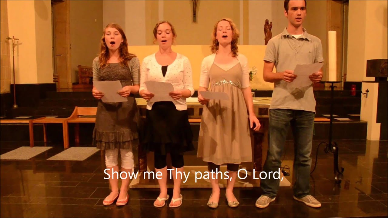 To thee I lift my soul (four voices) - YouTube