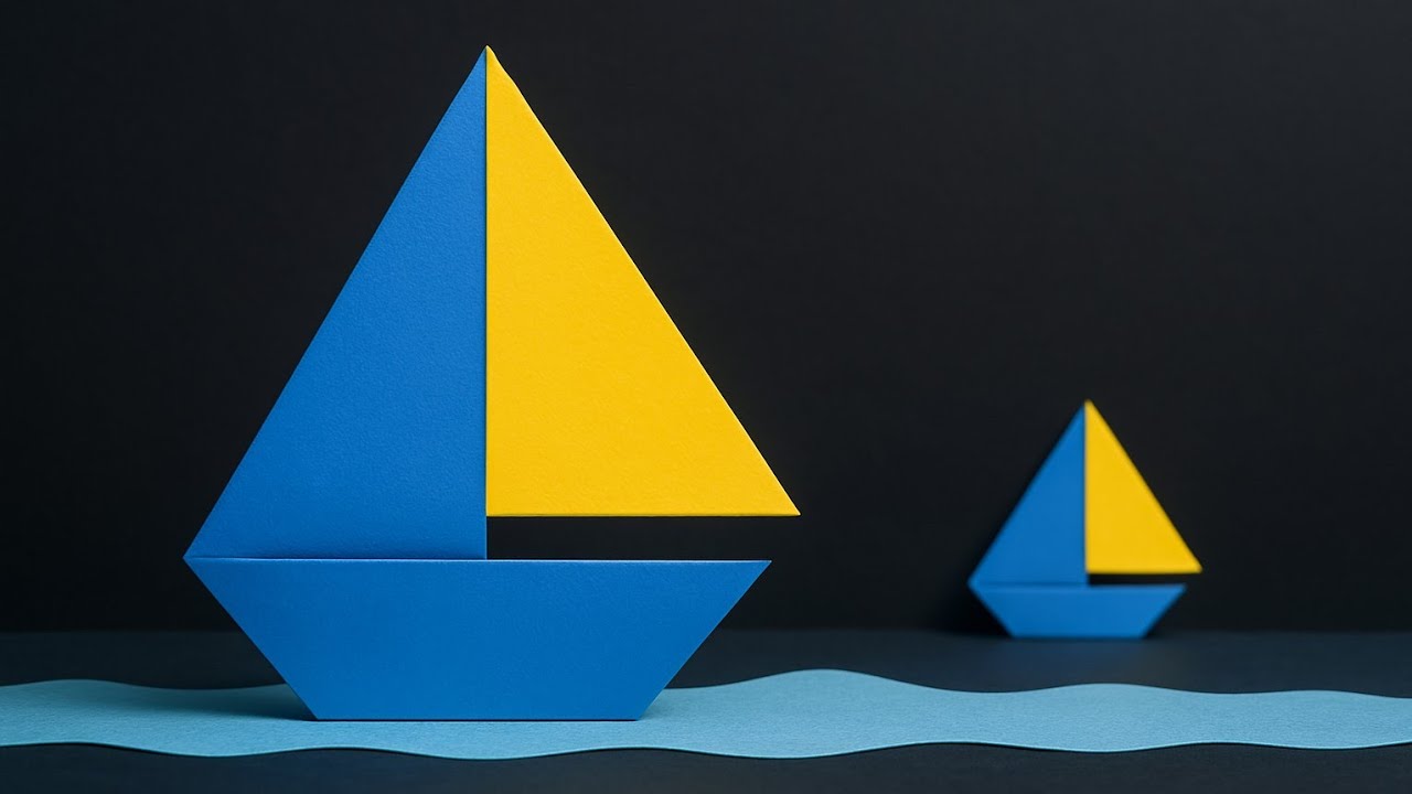 How to Make an Origami Sailboat That Floats! - YouTube