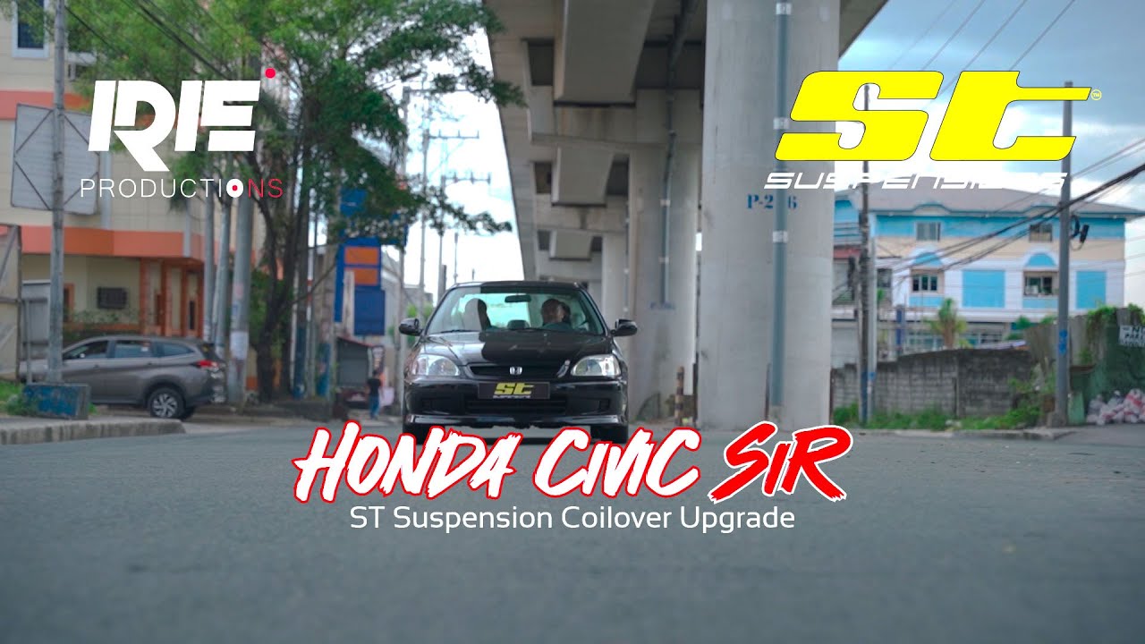 Honda Civic SIR - ST-XA Coil over upgrade - YouTube