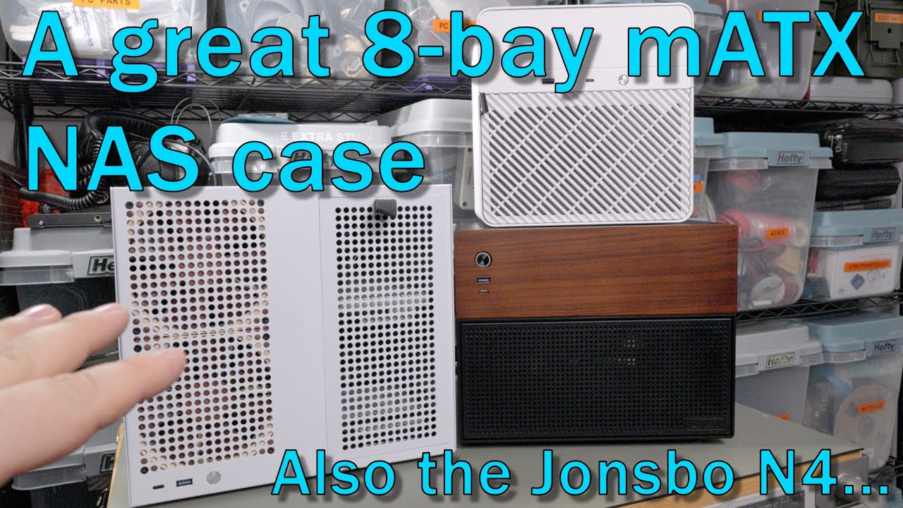 A great 8-bay mATX NAS case! Also the Jonsbo N4... - YouTube