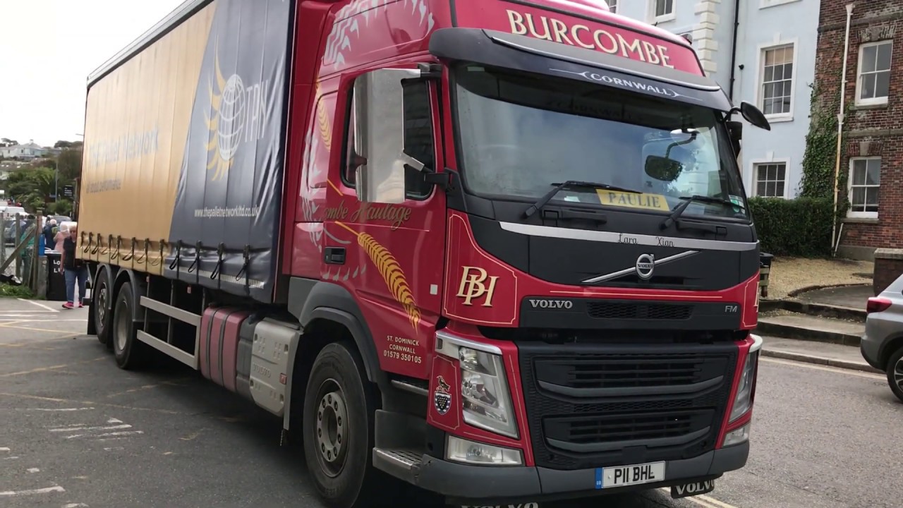 Lorry In Falmouth Cornwall - YouTube