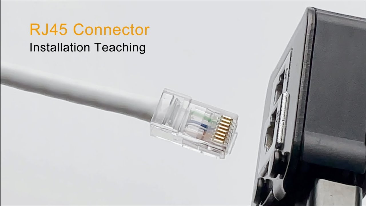 How To Make an RJ45 Network Patch Cable? - Cat 6a RJ45 Modular Plug ...