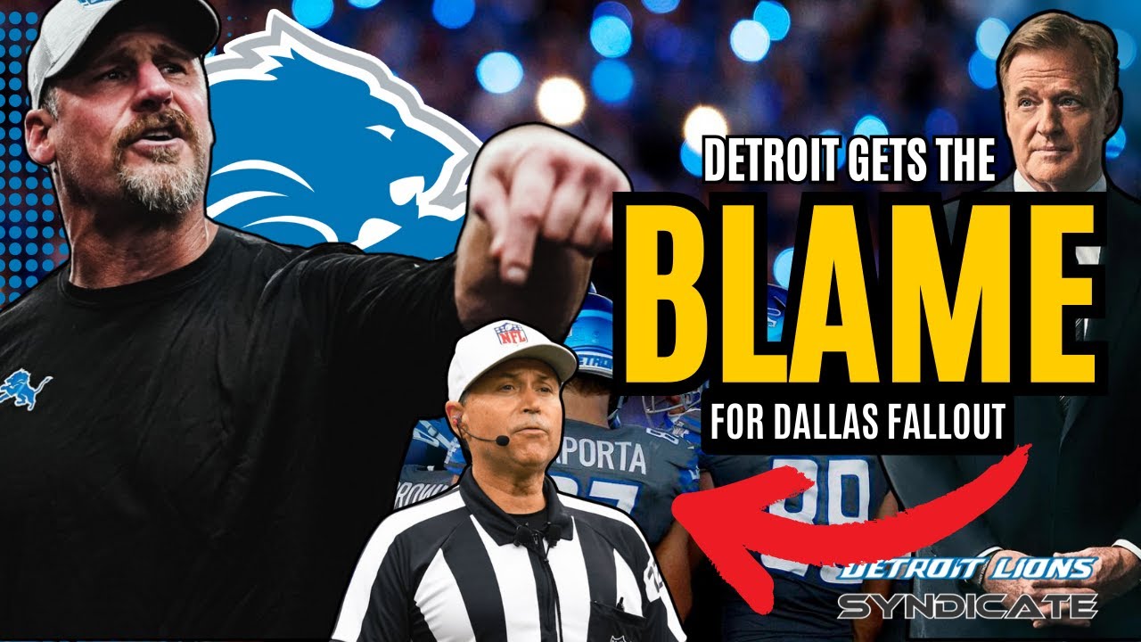 THEATRICALITY & DECEPTION: NFL Now Blames Detroit Lions for DALLAS ...