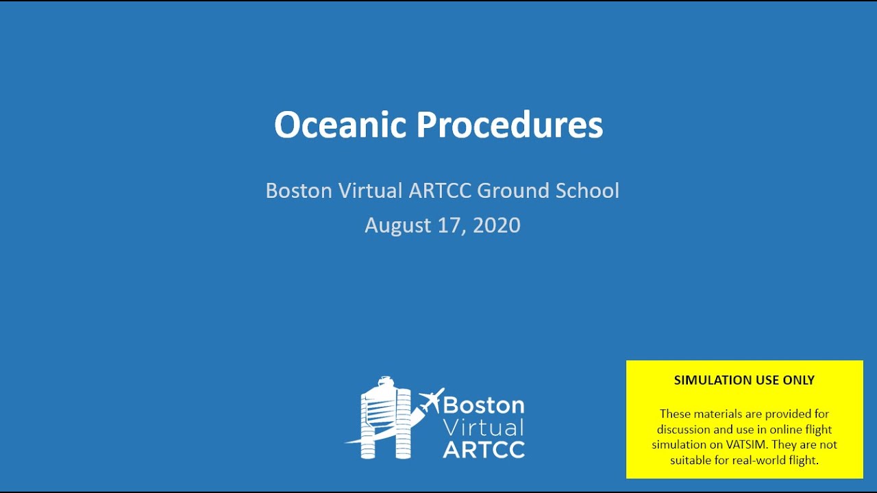Oceanic Procedures - YouTube