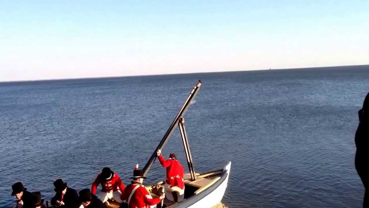 Congreve rocket launch - YouTube