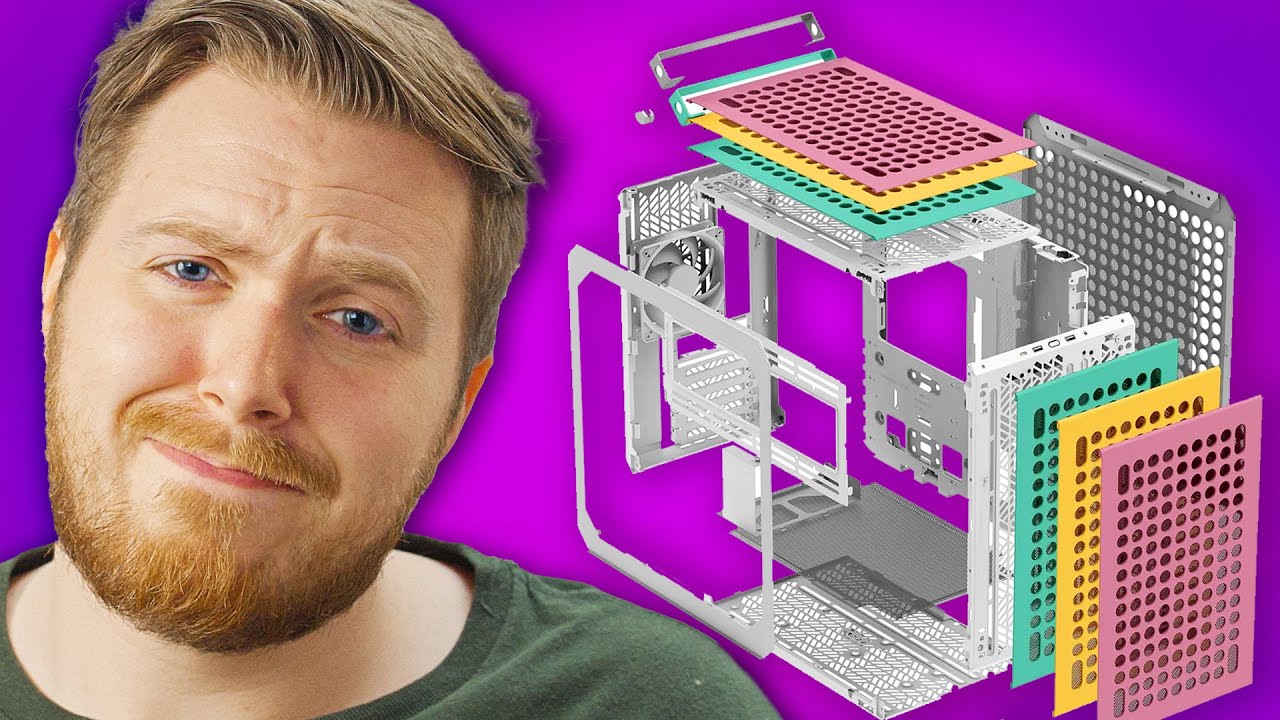 The HARD MODE of PC building - Cooler Master QUBE 500 - YouTube