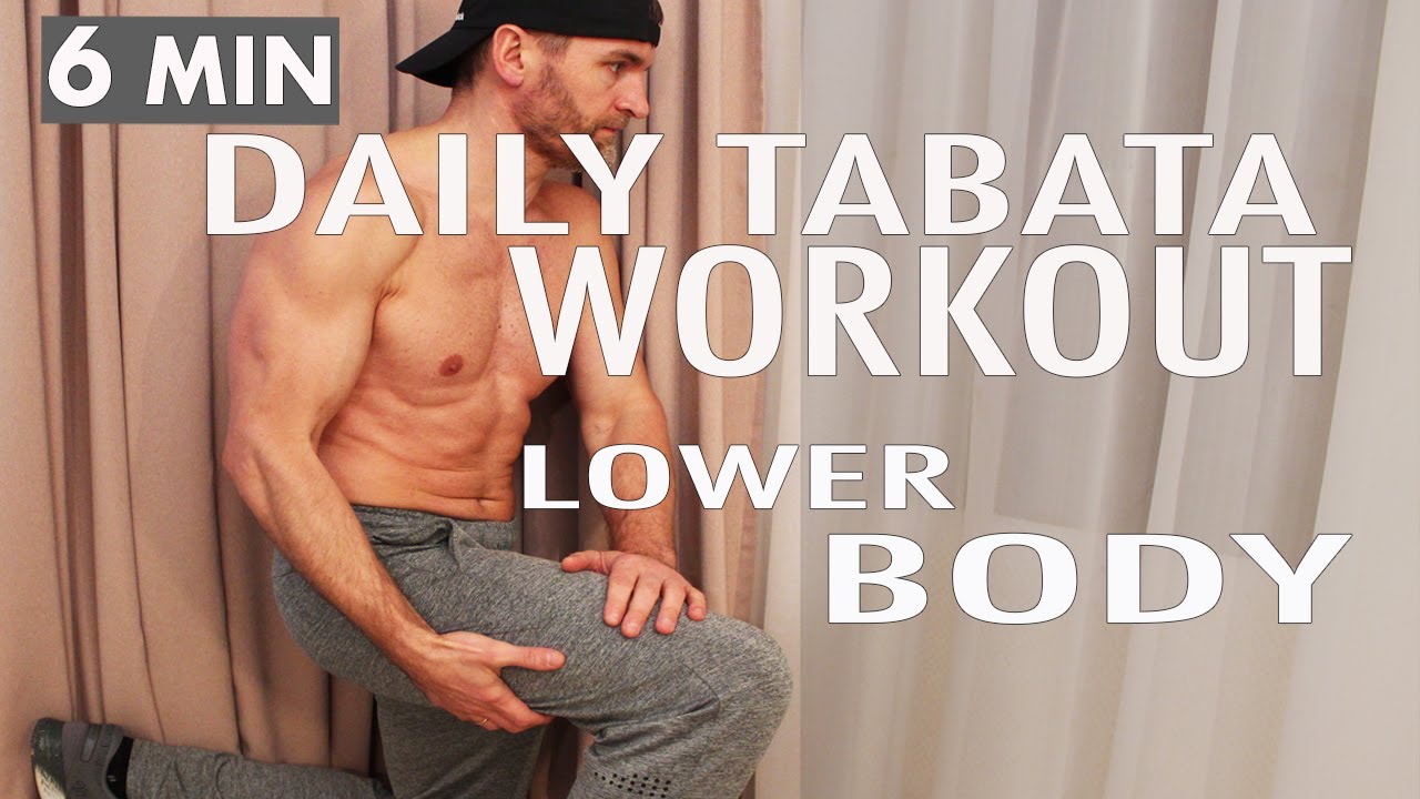LOWER BODY WORKOUT | DAILY TABATA WORKOUT - YouTube
