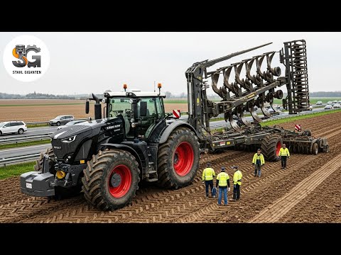 Wie der FENDT 1050 Vario mit GPS-PRÄZISION perfekte Furchen zieht | 70 GIGANTISCHE LANDMASCHINEN