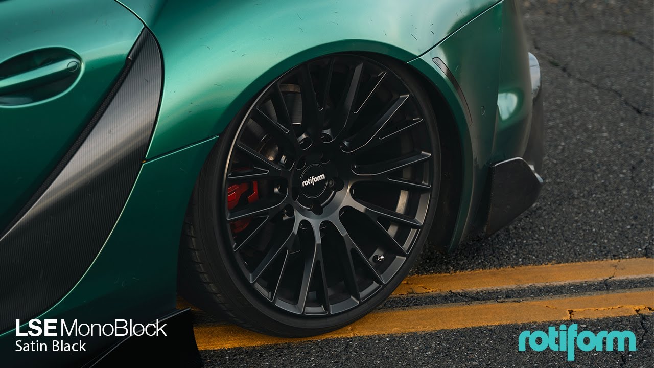 Rotiform RC201 LSE | Matte Black | 20x8.5 // 20x10 | Toyota Supra - YouTube