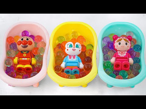 96 Minutes Satisfying with Unboxing Anpanman Bathtub Toy Set ASMR | アンパンマンのおもちゃまとめ大全