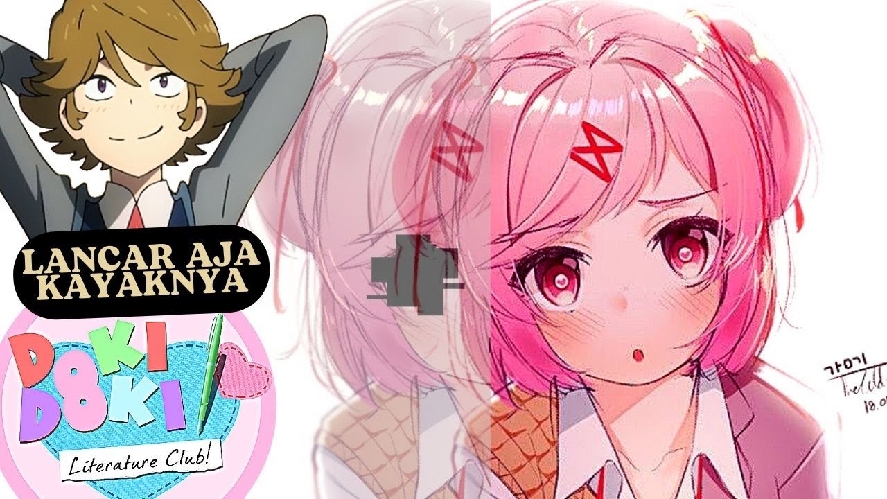 🔴TENANG AJA😏 - Doki Doki Literature Club DDLC Live Stream Gameplay ...