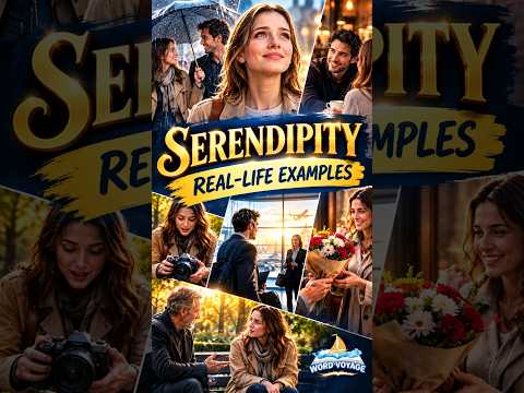 Examples of Serendipity | English Vocabulary | Learn English Through Stories | Word of the Day