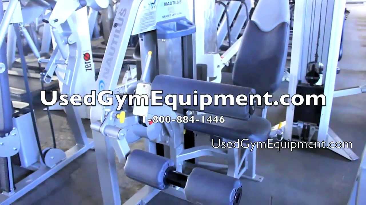 Used Nautilus Nitro Plus Seated Leg Curl Circuit Machine For Sale - YouTube