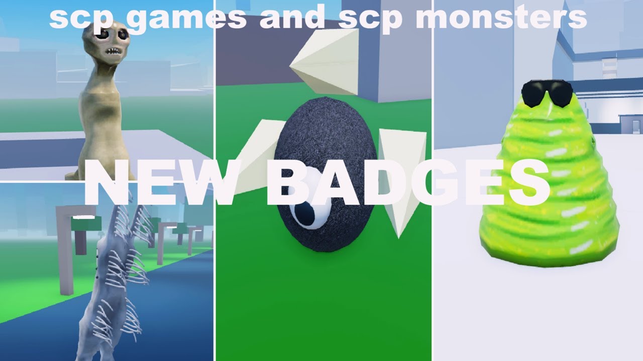 ROBLOX - NEW - SCP GAMES AND SCP MONSTERS! How to get BADGES MORPHS ...
