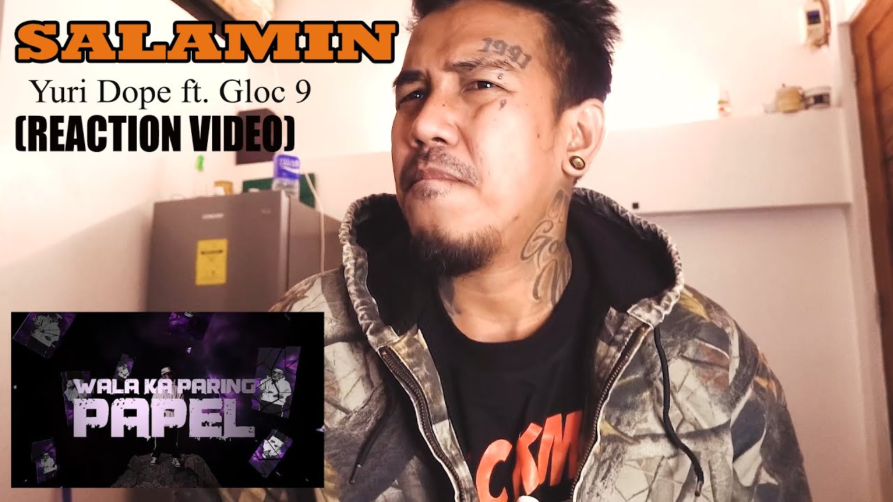SALAMIN - Yuri Dope Featuring Gloc 9 (REACTION VIDEO) - YouTube