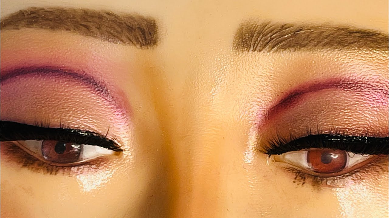 Simple eye makeup on dummy |Eye Makeup| - YouTube