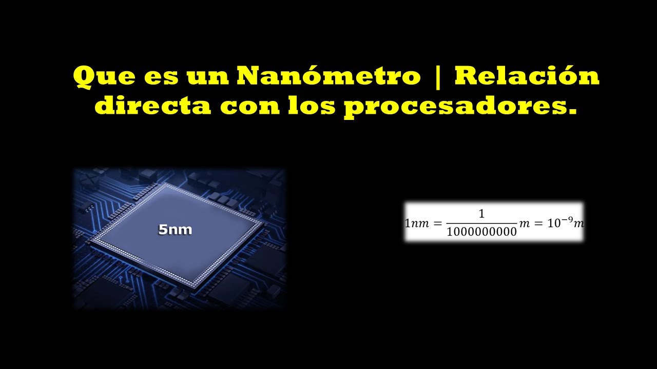 Que es un Nanómetro - YouTube