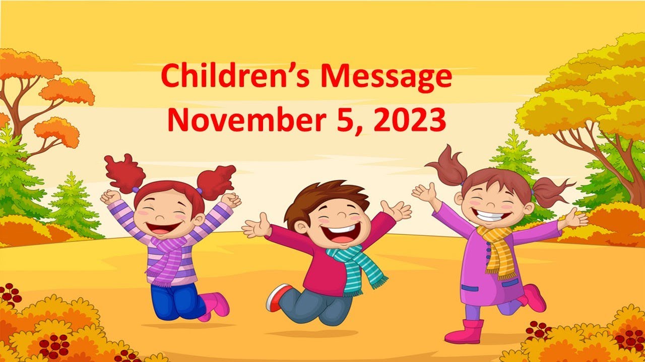 Children's message 11 05 2023 - YouTube