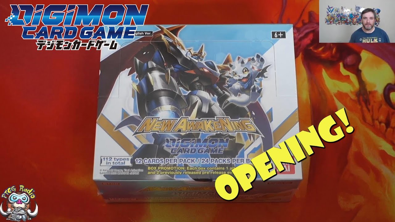 New Awakening (BT8) Digimon TCG English Booster Box Opening! I LOVE ...