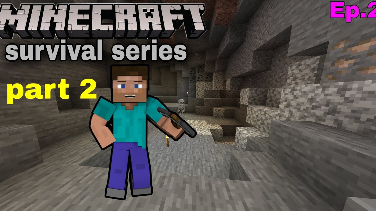 Exploring a dangerous cave and making iron armour😈 / minecraft survival ...