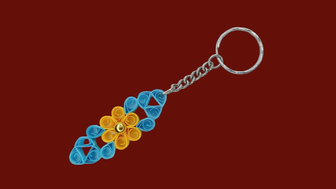 How to Make A Quilling Keychain / Tutorial - YouTube