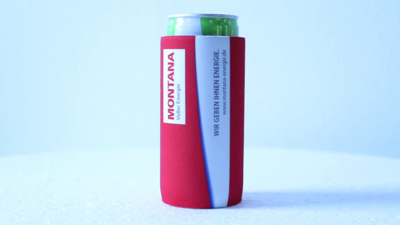 Slim Fit Can Cooler rubber bottom - YouTube