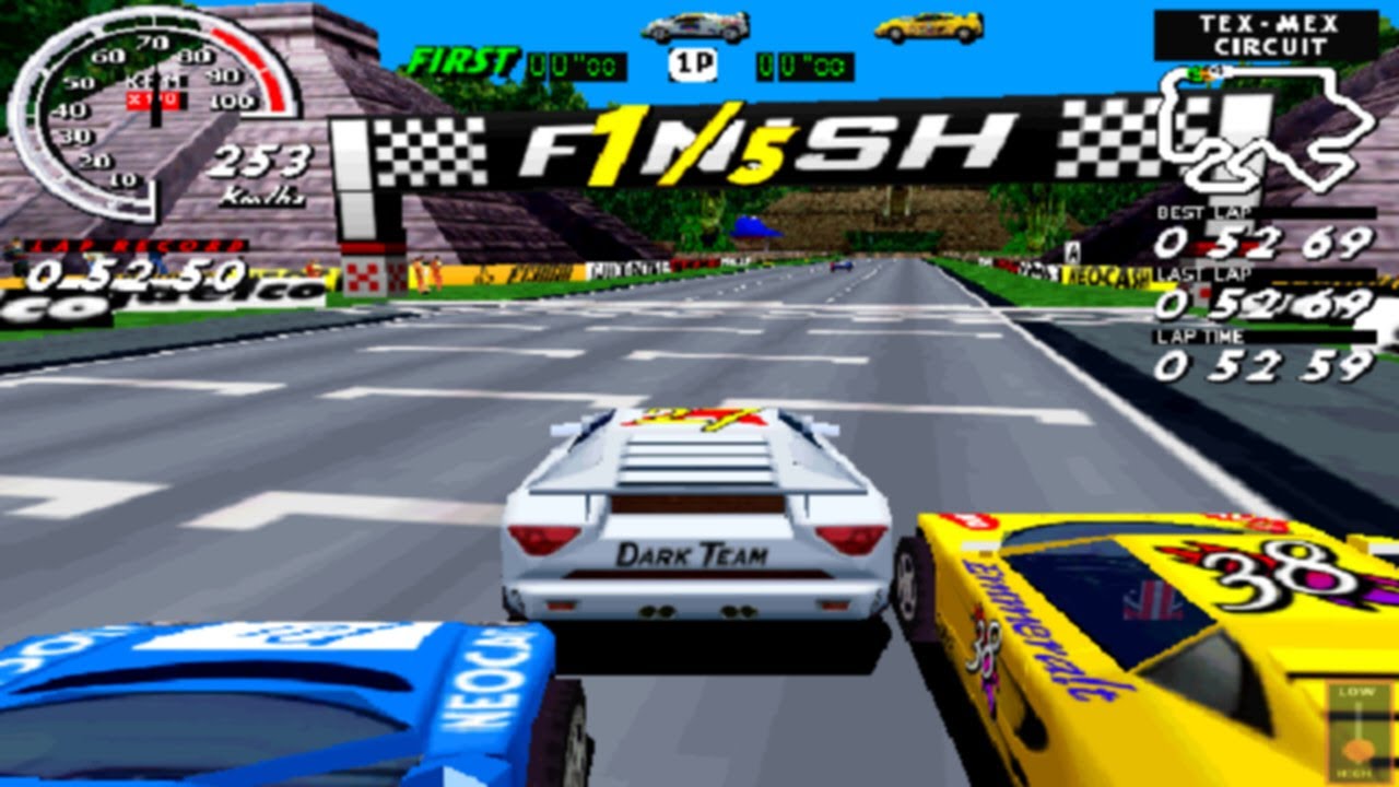 Speed Up (Version 2.20) - Gaelco 3D Hardware - All Tracks - White Car ...