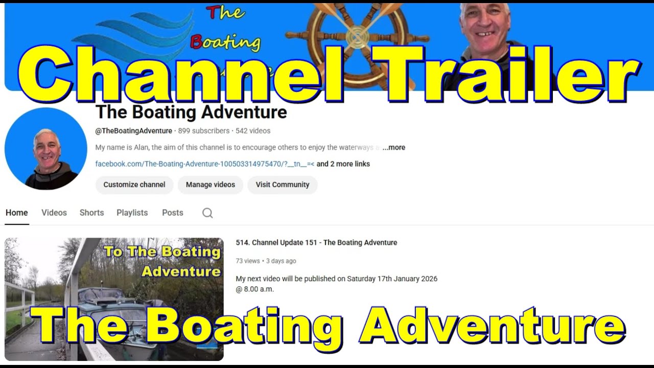 Channel Trailer -The Boating Adventure - YouTube
