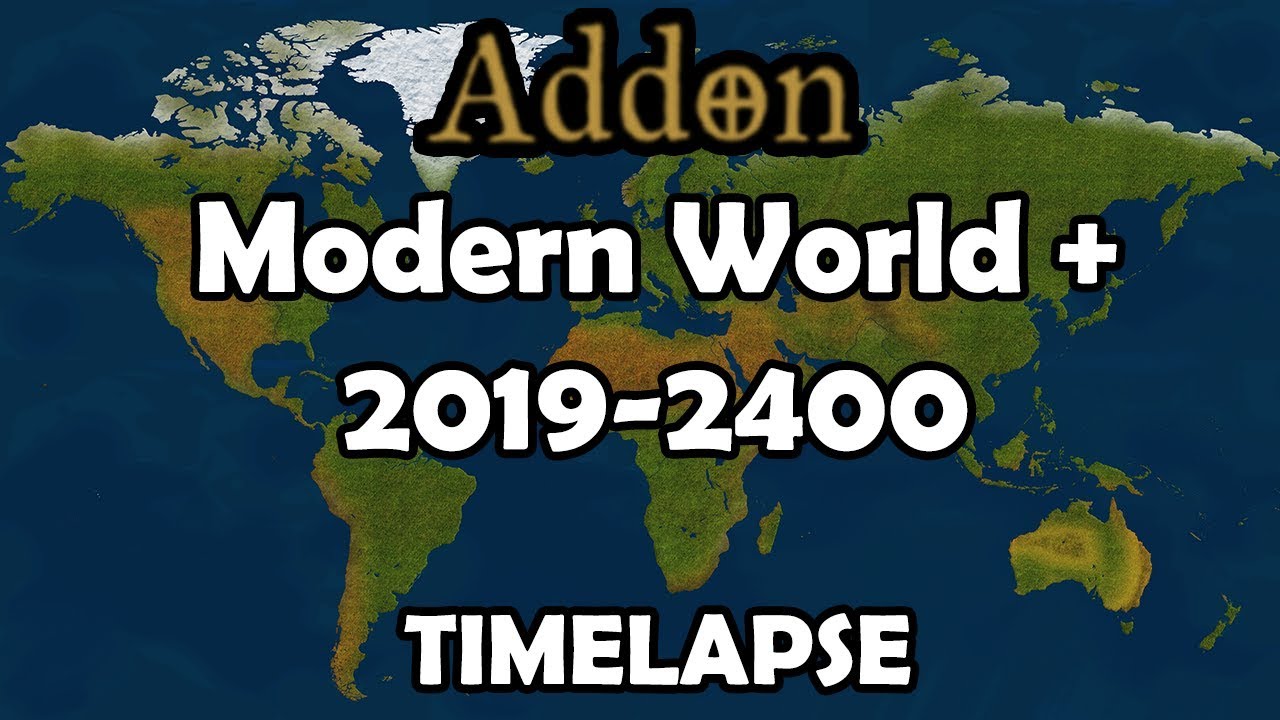 AOC2: Addon+ Modern World + 2019-2400 AI Timelapse - YouTube