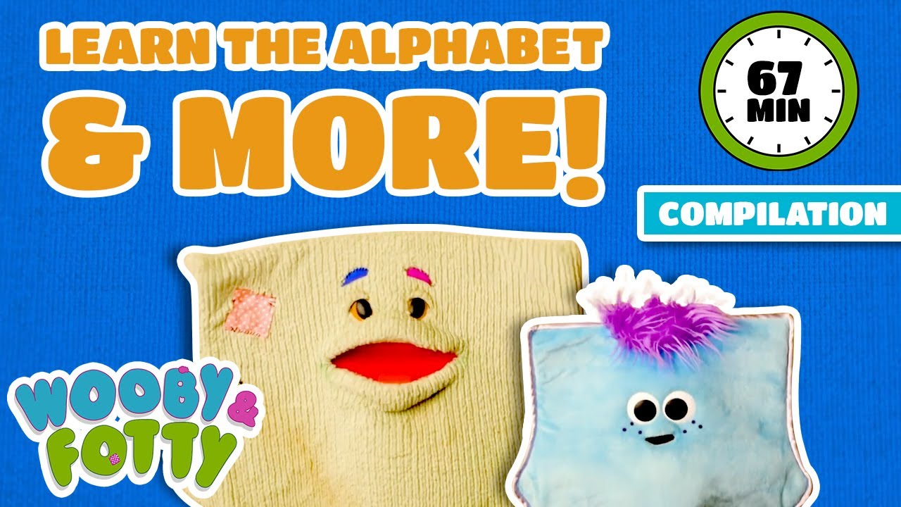 The ABC Song, The Hello Song and More! | Toddler Songs | Wooby & Fotty ...