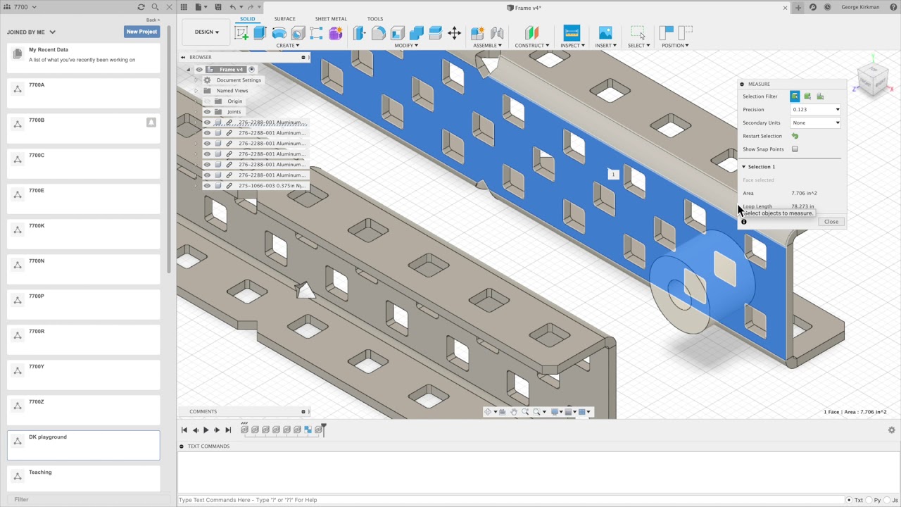 Fusion 360 for VEX Robotics - Measurement Tool - YouTube