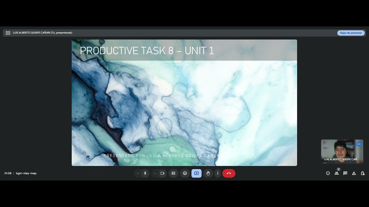 PRODUCTIVE TASK 8 – UNIT 1 - YouTube