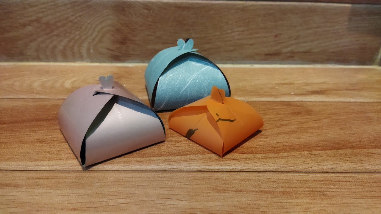 easy gift wrapping ideas - origami paper gift bag - YouTube