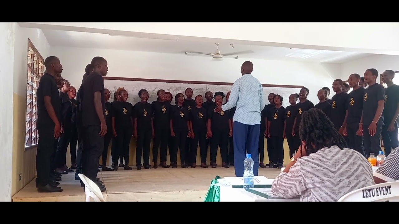 BOMET UNIVERSITY STUDENT CHOIR PERFORMING ELIMU - YouTube