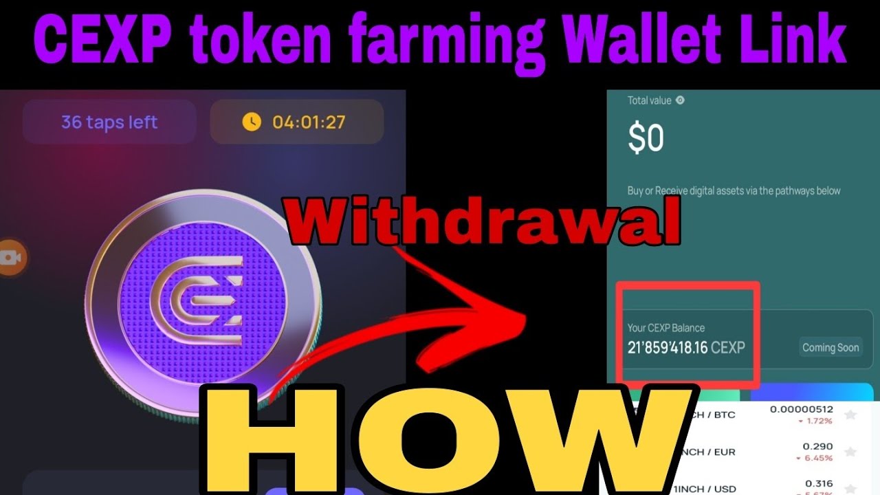 $CEXP Withdrawal || How to Withdraw CEXP token to CEX Exchange || CEX ...