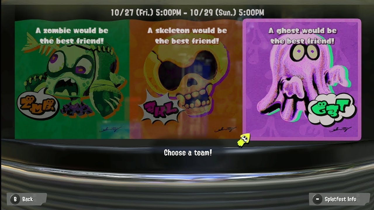 Splatoon 3 Splatoween 2023 Team Voting + Turf War Gameplay - YouTube