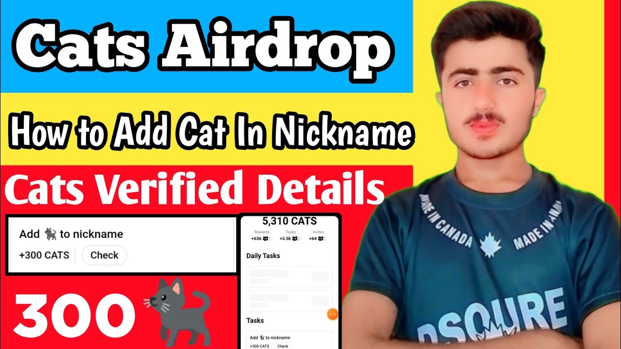 How to Add Cat In Nickname in Cats Airdrop || Cats Verified From ...