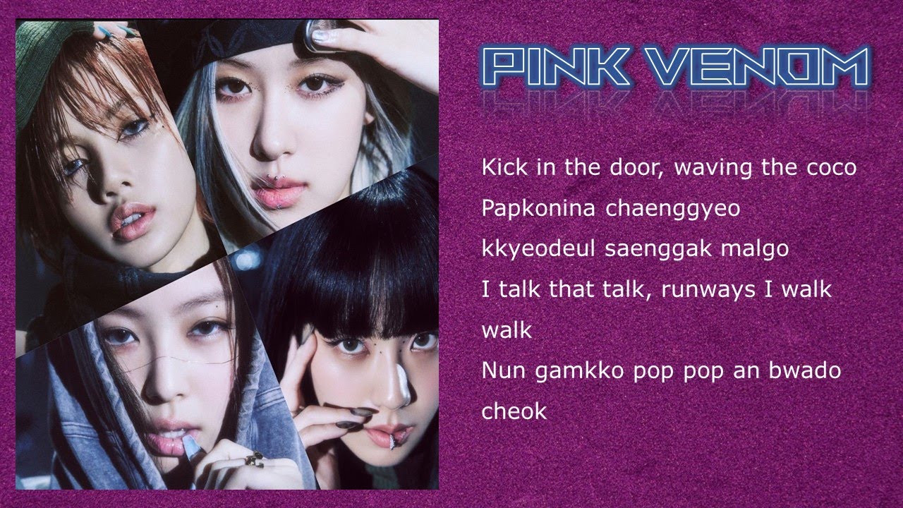 BLACKPINK 'PINK VENOM' Easy Lyrics - YouTube