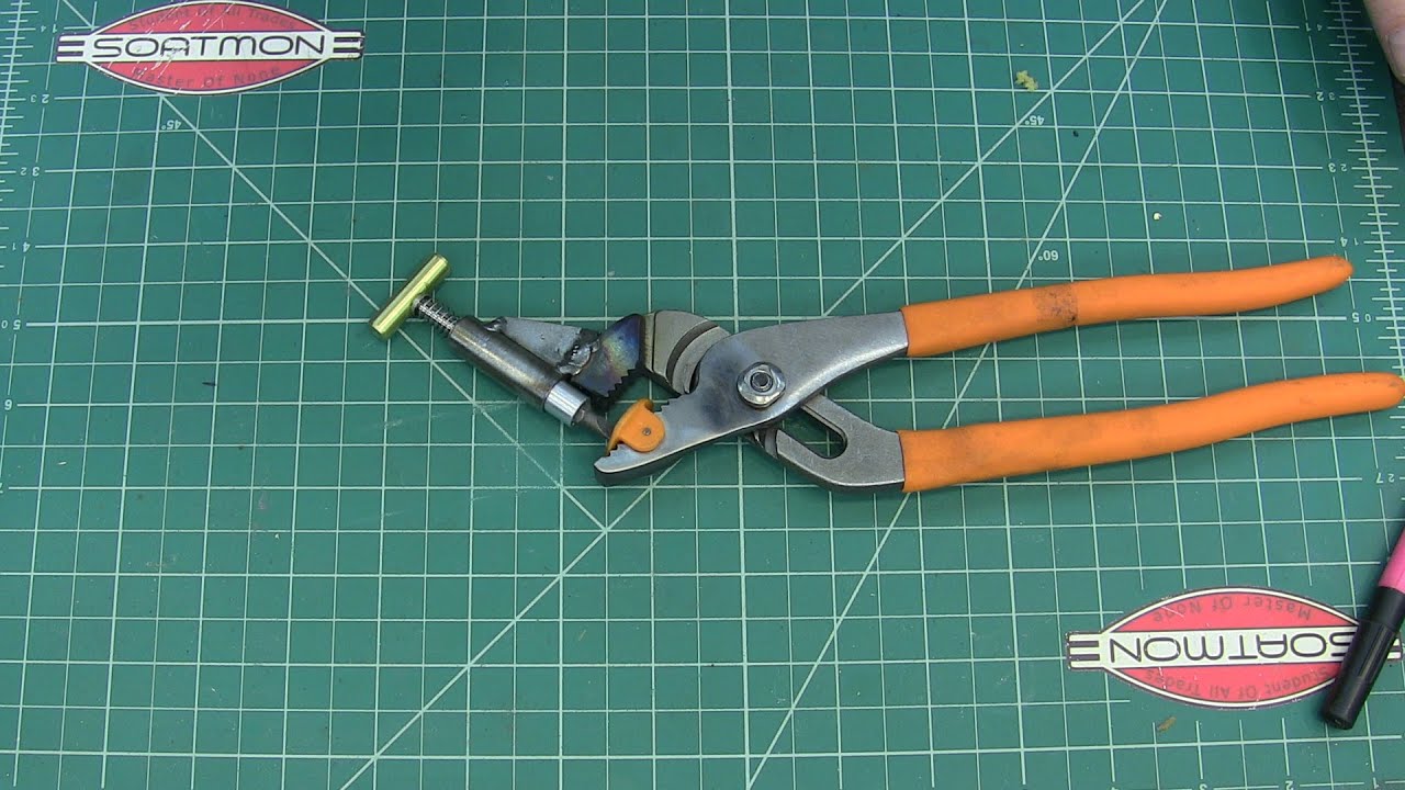 DIY Scissor Set Screw Pliers - YouTube